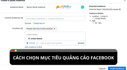 Cách chọn mục tiêu quảng cáo Facebook hiệu quả | Adsplus.vn