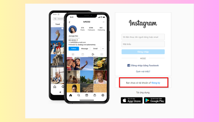 Cách tạo tài khoản Instagram mới trên điện thoại và máy tính