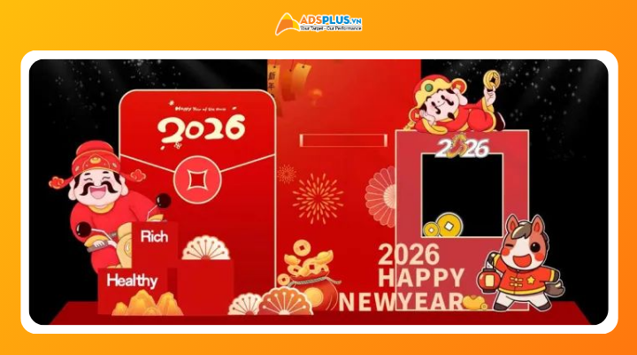 Banner Tết: Những yếu tố thiết kế quyết định hiệu quả truyền thông